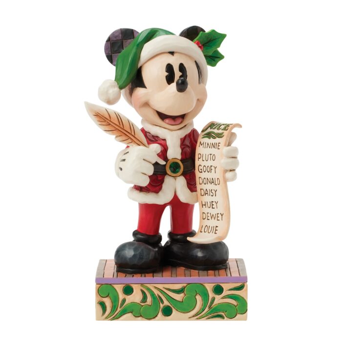 Mickey Mouse Naughty Nice Figurine By Jim Shore